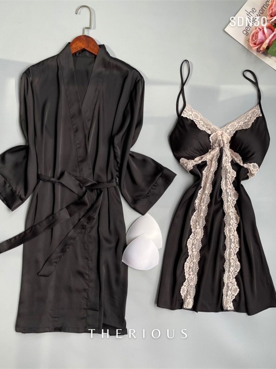 Premium Queen Silk Nightgown SDN30 [Pre-Order] – Therious Official