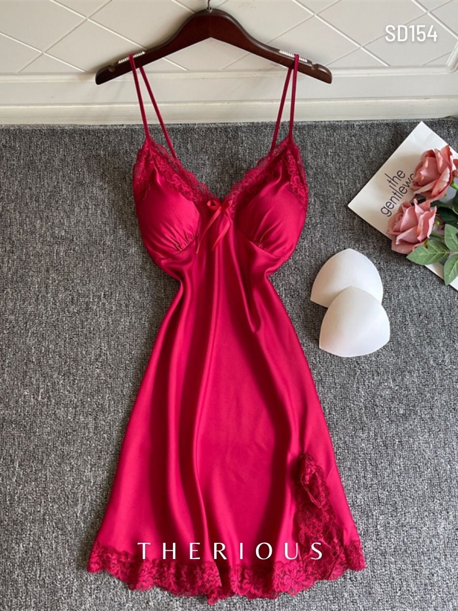 Premium Silk Night Dress SD154 [Pre-Order] – Therious Official