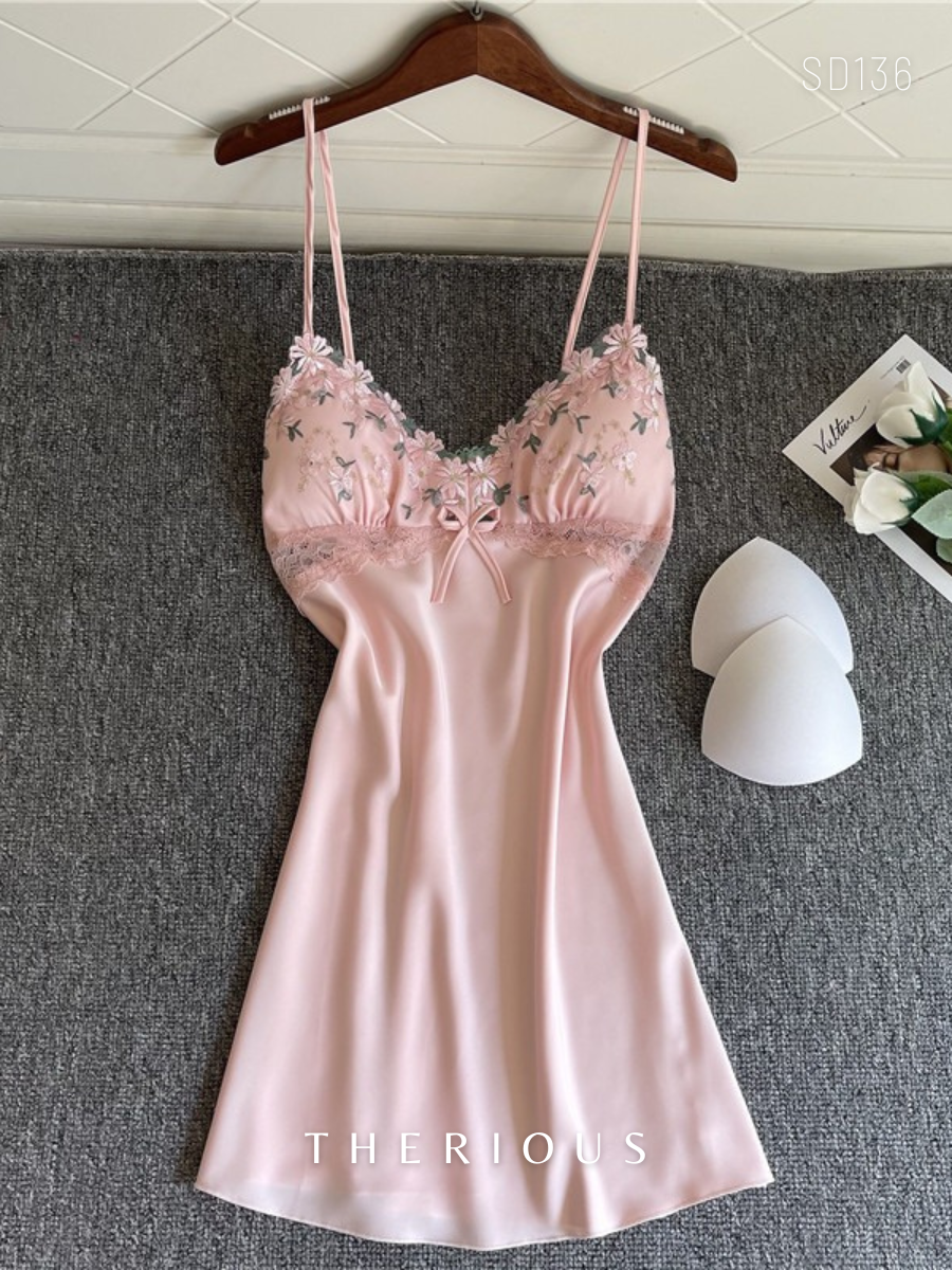 Premium Silk Night Dress SD136 [Pre-Order] – Therious Official